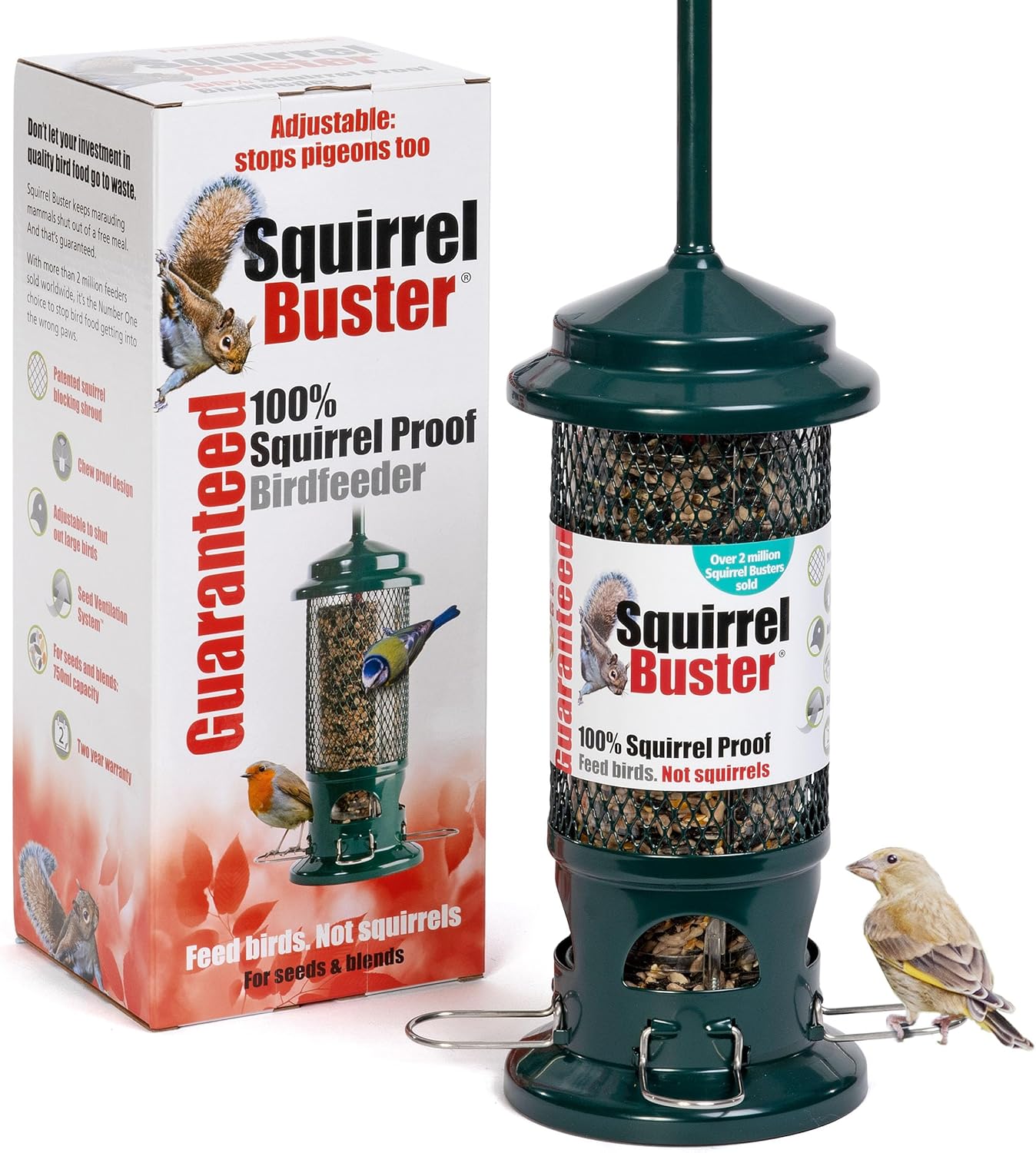 Jacobi Jayne® Squirrel Buster® Bird Feeder – The Best Squirrel Proof ...
